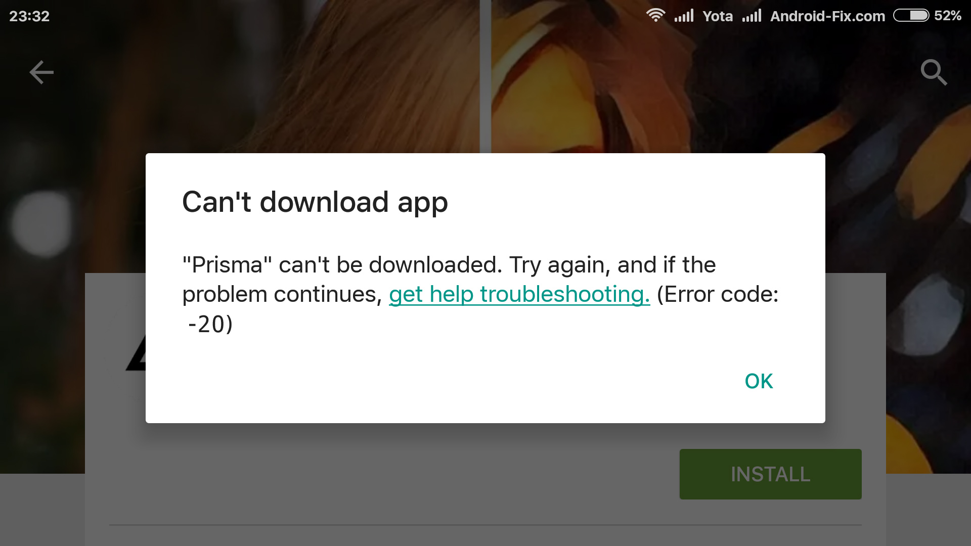 How to fix Google Play Store Error 20 | UnlockUnit